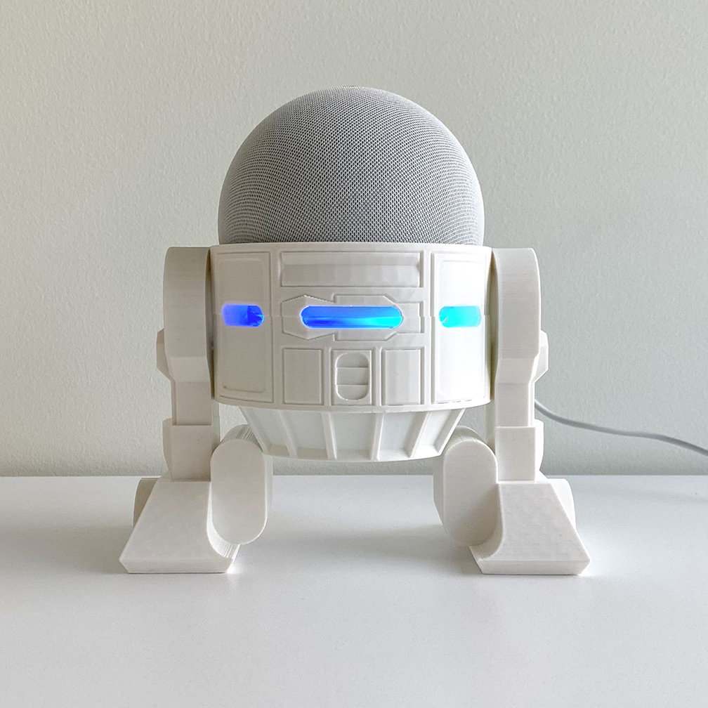 🤖 Droid - Echo Dot (4th Gen) Holder・ STL File for 3D printing・Cults